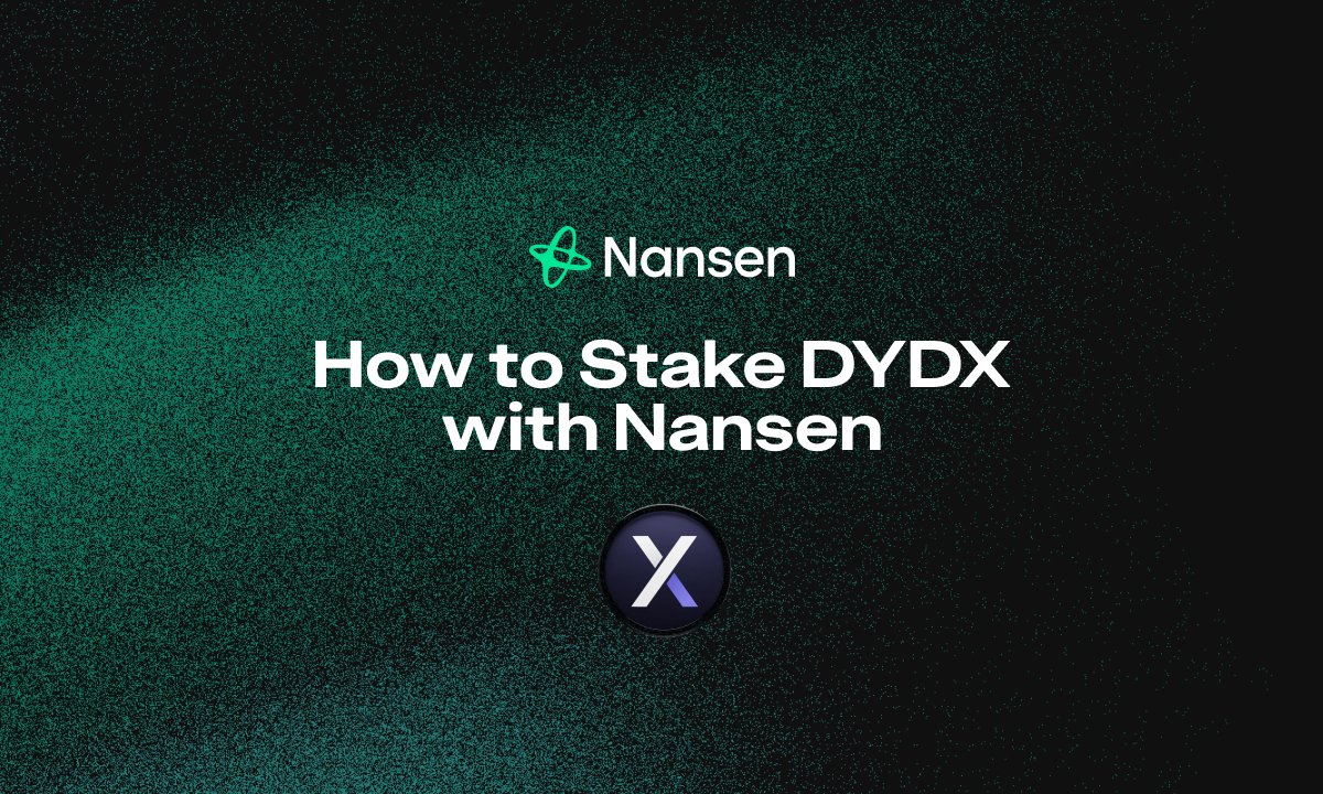 How to Stake Terra v2 (LUNA) with Nansen | Nansen